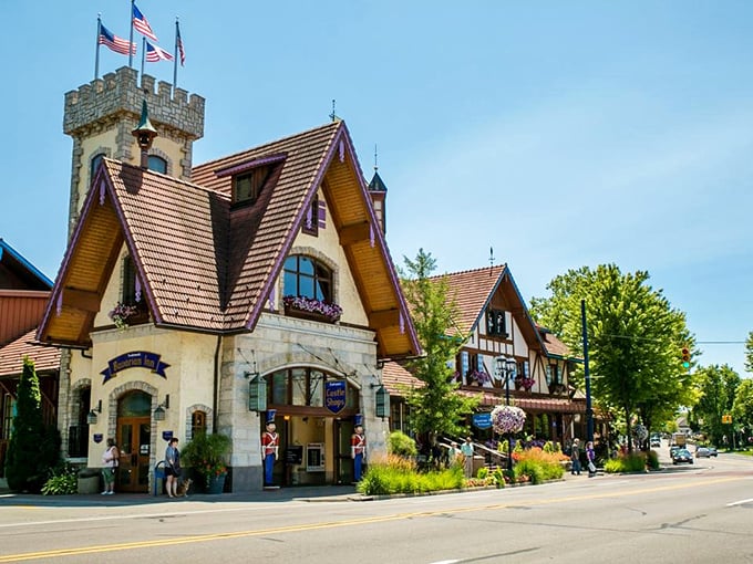 Frankenmuth's Bavarian architecture isn't just for tourists – locals enjoy this storybook setting while paying decidedly non-fairytale housing prices.