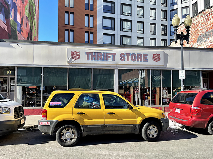 This Salvation Army store transforms shopping into an act of community support disguised as bargain hunting.