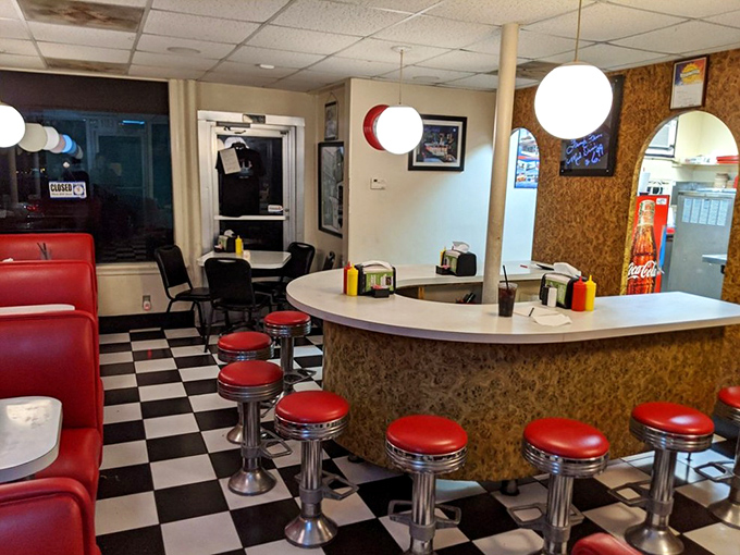 The counter culture lives on – where strangers become neighbors and every squeeze of ketchup sounds like a symphony of satisfaction.