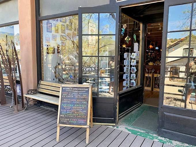 Madrid's storefronts invite you in with wooden benches and chalkboard promises—the kind of shops where browsing becomes an afternoon adventure.