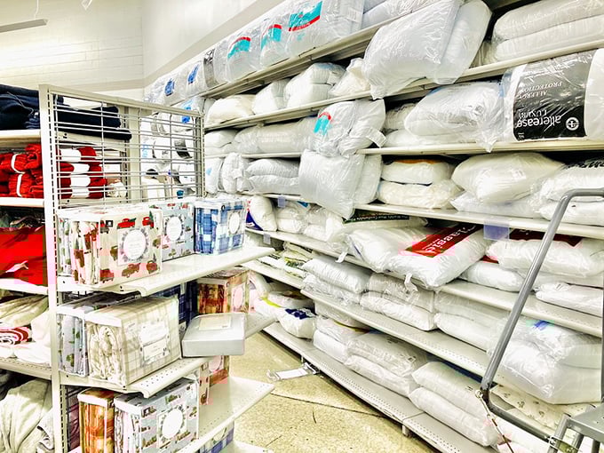 Pillow paradise! High thread-count bedding and plush pillows at prices so low you'll think there's been some sort of delightful accounting error.