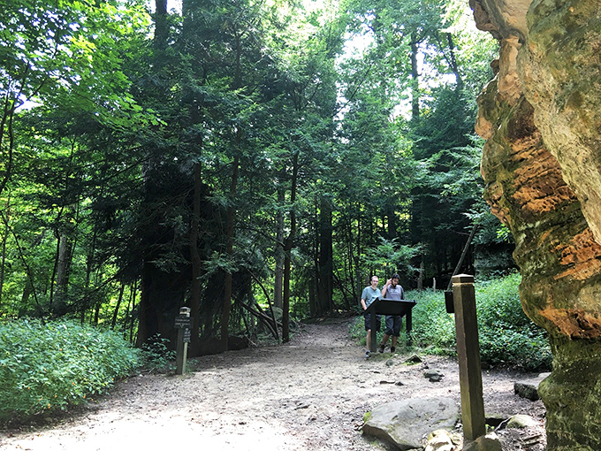 Trail junction conversations – where hikers gather to pretend they're checking the map while secretly catching their breath and planning snack breaks.
