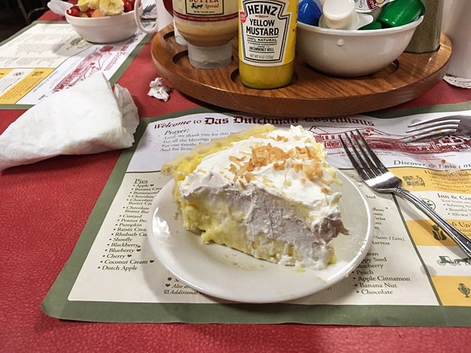 Coconut cream pie that makes time stand still. So bright and cheerful, it's like sunshine decided to become dessert.