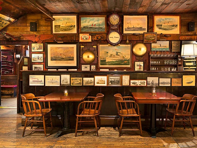 Where every wall tells a seafaring tale. The Gris doesn't just display maritime history—it marinates you in it while you enjoy your chowder.
