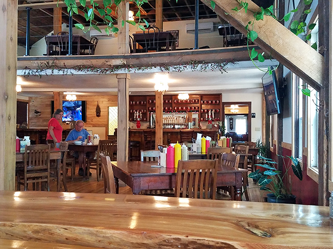 Two-story charm with wooden beams that have witnessed more toasts and "Prosits!" than most of us have had hot dinners. Gemütlichkeit personified.