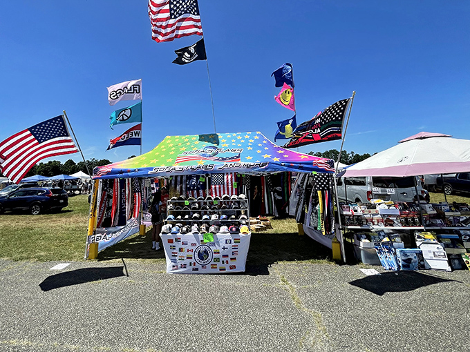 Stormville Airport Antique Show & Flea Market (Stormville): Flags flying, deals waiting! This airport runway transformed into a runway of vintage fashion and forgotten treasures.