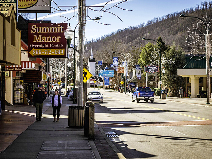 Tellico Plains – where the road curves, the river flows, and time seems to move at nature's unhurried pace.