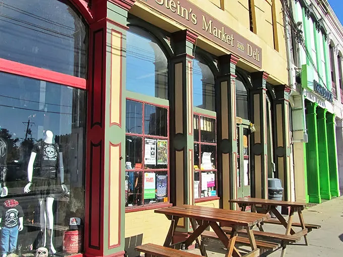 Step into a time warp! Stein's Market and Deli looks like it was plucked straight from a New York street corner circa 1950.
