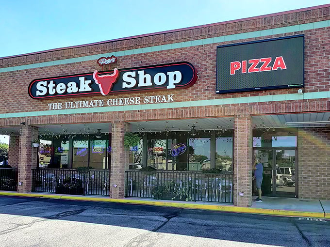 Pete's brick facade proudly announces its mission: "The Ultimate Cheese Steak." No fancy frills needed when you're delivering on a promise this delicious.