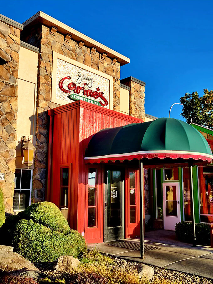 Tuscan dreams come true in Ammon! The stone facade and vibrant landscaping make this pasta paradise feel like a European getaway in eastern Idaho.