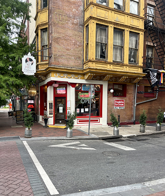 1. pennsylvania locals drive miles for the outrageously delicious homemade ice cream at this tiny dessert shop