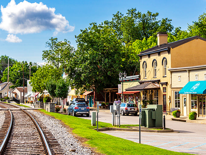The quintessential small-town moment: Midway's railroad heritage isn't just preserved—it's still very much alive!