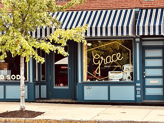 The blue and white striped awning beckons hungry travelers with promises of Southern delights that St. Louis didn't know it needed until Grace arrived.