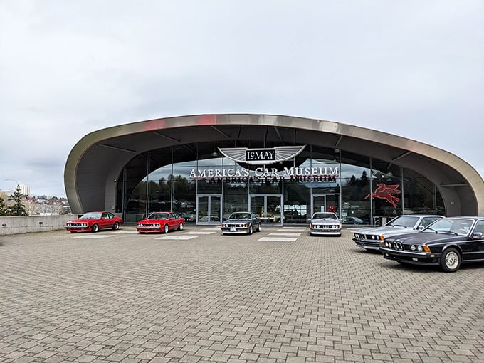 The museum's layout invites exploration through automotive history, with each turn revealing another chapter in America's love affair with the automobile.