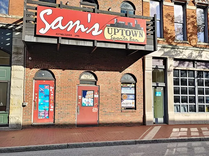 A beacon of flavor in the heart of Charleston! Sam's Uptown Café's vibrant sign promises a culinary adventure that'll make your taste buds do the Charleston.