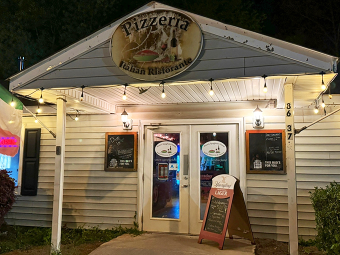 The humble exterior of Rizzo's belies the culinary treasures within—proof that the best Italian joints often come in unassuming packages.