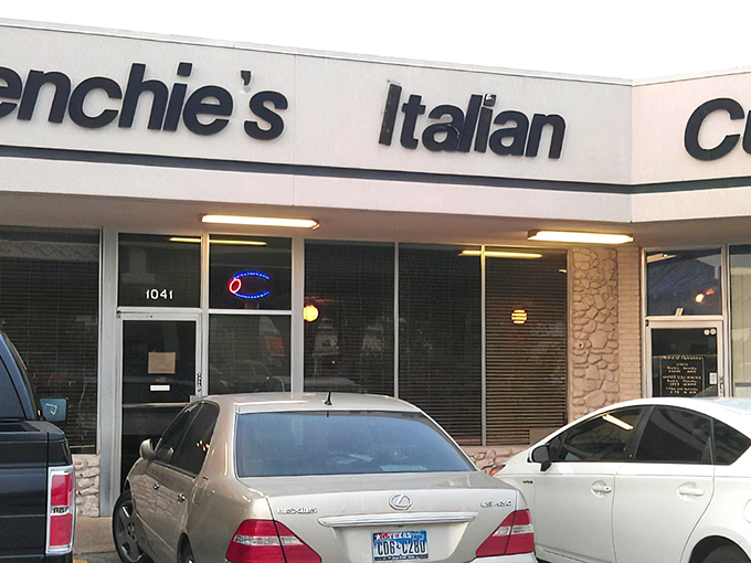 Unassuming strip mall exterior that screams "hidden gem." The best Italian spots never waste money on fancy facades when they could be perfecting their marinara instead.