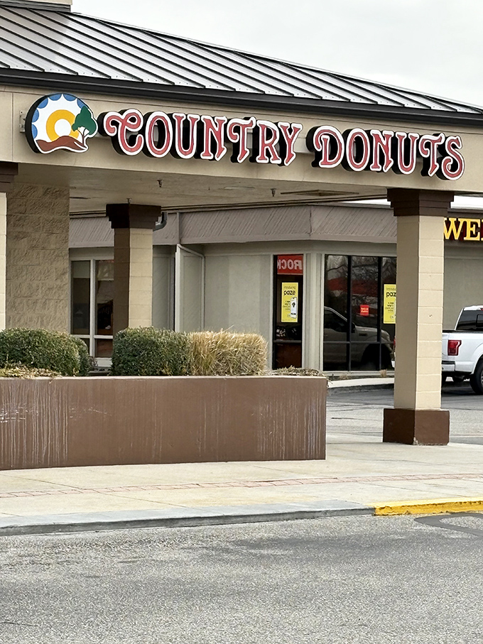 The unassuming storefront promises nothing fancy—just the sacred covenant of exceptional donuts waiting inside. Simple, straightforward, perfect.