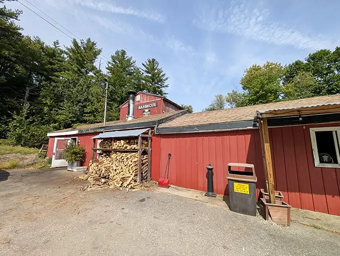 The unassuming red exterior of Goody Cole's stands like a barbecue beacon in Brentwood. No fancy frills needed when what's inside speaks volumes.