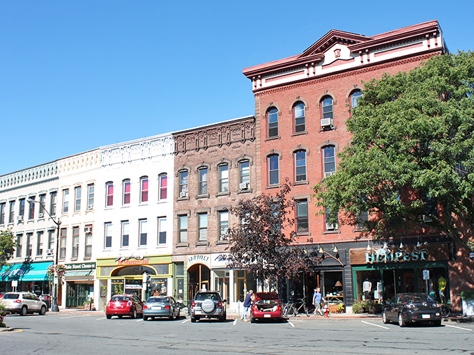 Northampton's historic architecture isn't just pretty—it's practical. This turquoise-capped turret has been turning heads and housing businesses for over a century.