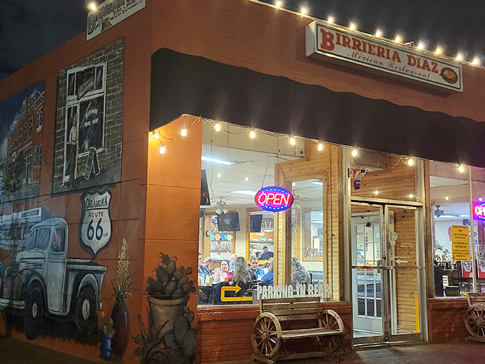 The unassuming exterior of Birrieria Diaz might fool you, but locals know better—culinary treasures often hide behind modest storefronts.