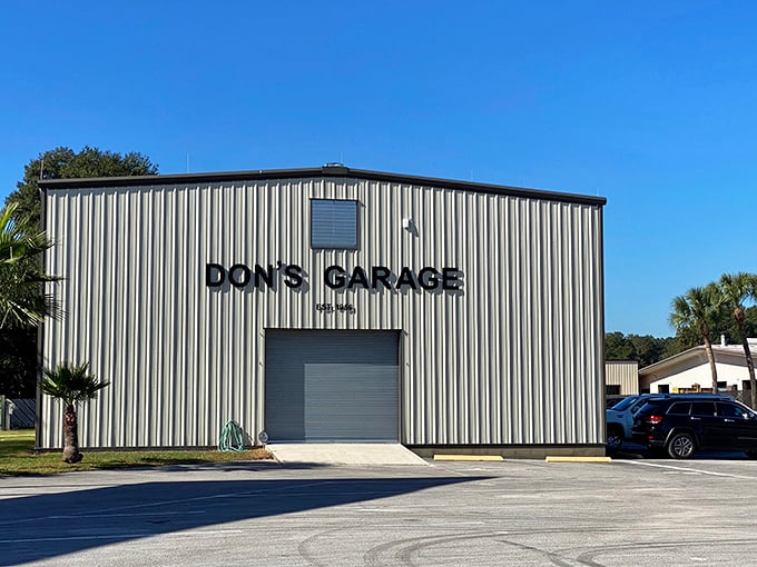 The unassuming exterior of "Don's Garage" is automotive's greatest head-fake—like finding out your quiet neighbor used to be an astronaut.