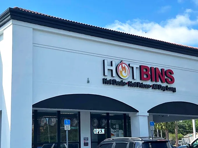 The unassuming exterior of Hotbins belies the treasure-hunting paradise within. Like a retail speakeasy, only the initiated know what awaits behind those doors.