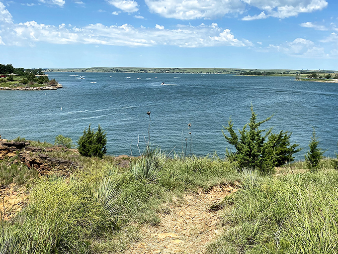 Wilson State Park's panoramic views challenge everything you thought you knew about Kansas. This isn't your grandmother's flat prairie – it's nature showing off.