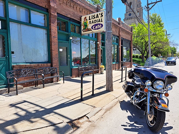 The unassuming brick exterior of Lisa's Radial Cafe hides culinary treasures that locals have been keeping secret from food tourists for years.