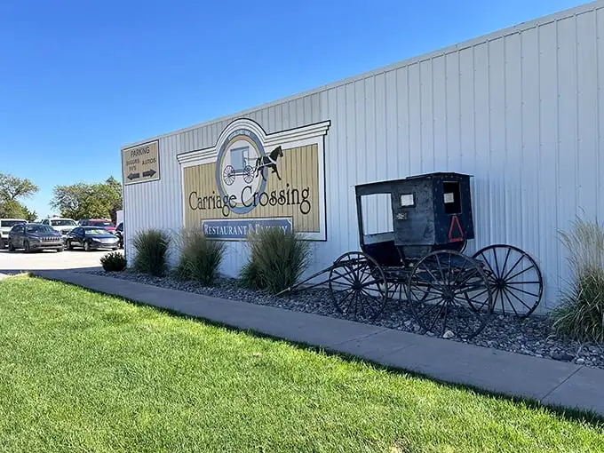 The unassuming exterior of Carriage Crossing belies the culinary treasures within. Like finding a Michelin star in a phone booth, this place proves appearances can be deliciously deceiving.