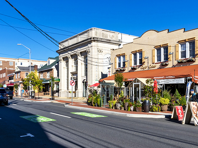 Newark's historic architecture gleams in golden hour light, where brick facades and classical columns tell stories of generations past.