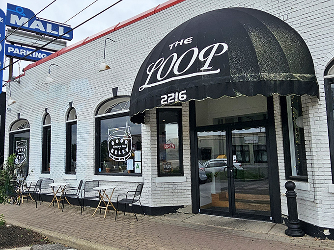 The white brick façade of Good Belly beckons like a culinary lighthouse on Dundee Road. Simple, unpretentious, and promising delicious treasures within.