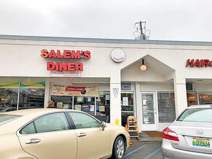 Salem's Diner's humble exterior belies the breakfast treasures within. Like finding the Hope Diamond at a yard sale, this unassuming storefront houses culinary gold.