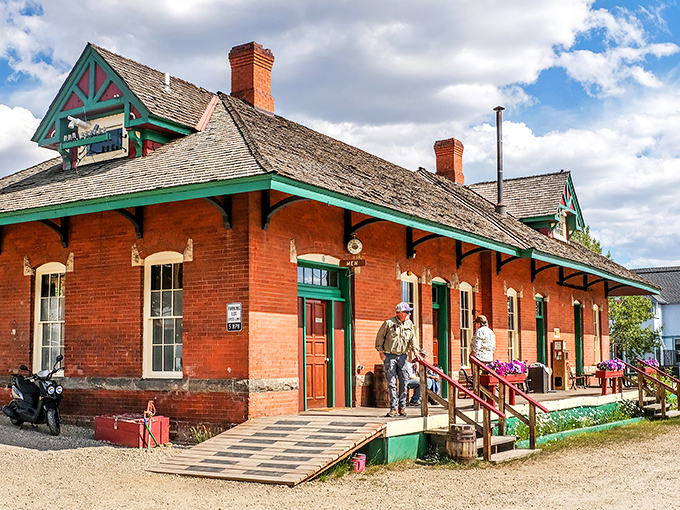 The Leadville, Colorado & Southern Railroad cuts through a golden aspen grove, nature's way of saying "autumn in the Rockies" is worth the climb to 10,000+ feet.