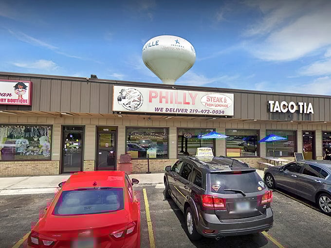 Look for the Merrillville water tower and you've found cheesesteak nirvana. This unassuming strip mall treasure proves big flavors often hide in modest packages. 