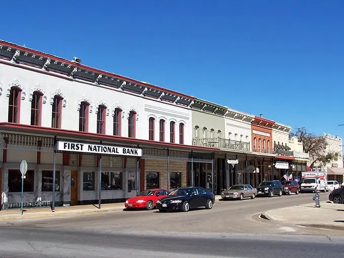 Granbury's historic downtown strip offers a taste of small-town Texas charm with limestone buildings that have witnessed generations of stories.