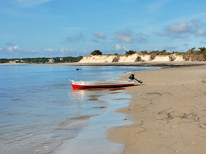 Where land meets water in perfect harmony – Masonboro's pristine marshlands offer a tranquil escape from civilization, just a short boat ride from Wilmington.
