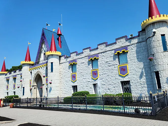 The petting zoo at Dutch Wonderland offers that rare chance for city kids to discover that horses don't actually come with arcade tokens and joysticks.