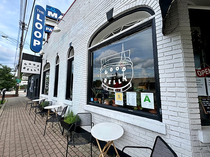 The white brick façade of Good Belly beckons like a culinary lighthouse on Dundee Road. Simple, unpretentious, and promising delicious treasures within.