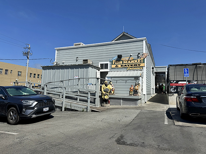 The unassuming exterior of Phil's Fish Market belies the seafood treasures within. Like finding a pearl in an oyster, this place delivers big flavors in a humble package.