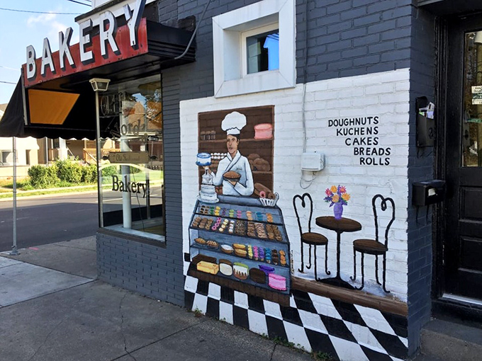The unassuming storefront with its amazing wall art promises sweet salvation. Nord's Bakery stands as Louisville's temple of temptation, where calories don't count and joy is guaranteed.