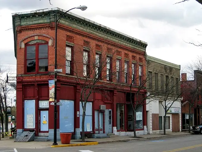 Allegan's historic downtown architecture tells stories of yesteryear while housing today's small businesses.