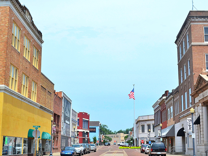 Downtown Laurel's historic main street feels like a movie set, but the affordability is the real star of this show.