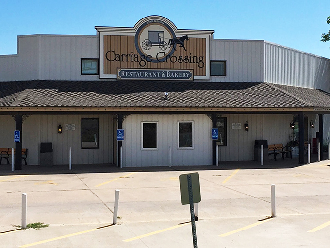 The unassuming exterior of Carriage Crossing belies the culinary treasures within. Like finding a Michelin star in a phone booth, this place proves appearances can be deliciously deceiving.