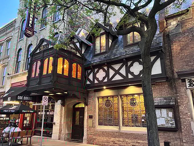 Mader's Tudor-style façade isn't just architectural eye candy—it's your first clue you're about to experience authentic German hospitality in downtown Milwaukee.