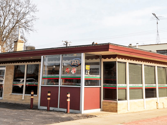 Luigi's unassuming brick exterior is like that quiet classmate who turned out to be a genius. Culinary treasures await behind these modest walls.