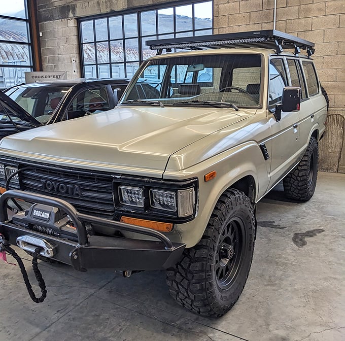 The boxy 80-series brought leather-lined comfort to the backcountry, like bringing a five-star hotel room to the edge of the Grand Canyon.