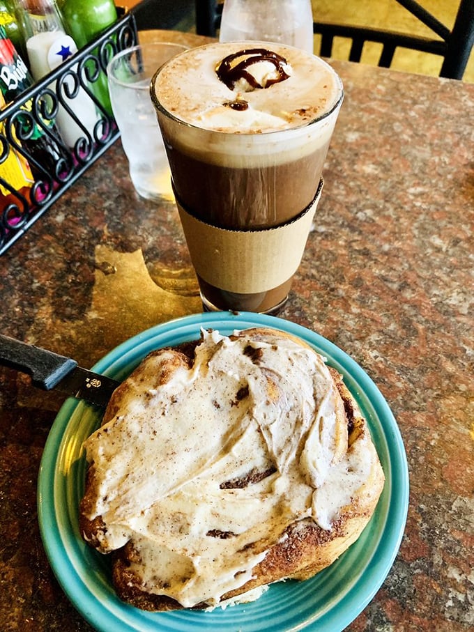 That cinnamon roll with its cream cheese frosting isn't just calling your name—it's writing you love letters and planning your future together.
