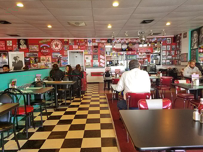 Where strangers become friends over coffee and pie. The conversations at these tables have solved world problems—or at least decided where to get lunch tomorrow.