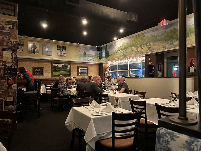 The dining room hums with conversation and clinking glasses—a testament that great food brings people together, whether in Paris or Prairie Village.